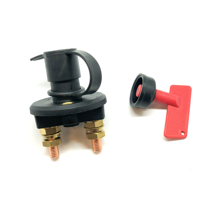 Battery Isolator Switch including key 12V or 24V 100A – PalletTruckParts