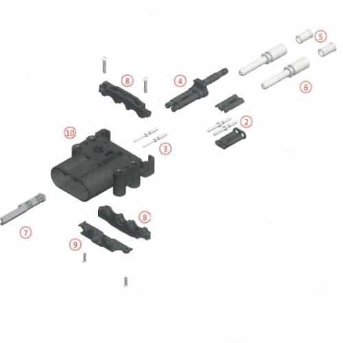 DIN 160 A Male Battery Connector – PalletTruckParts